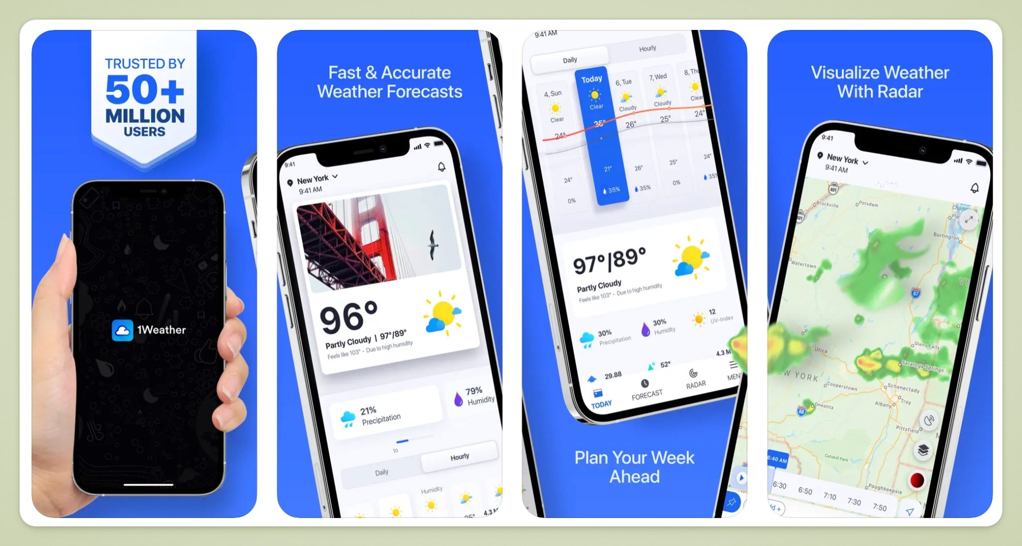 Best iOS Weather Apps Reviewed (2025) - PickThatApp.com