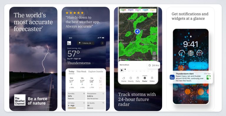 Best iOS Weather Apps Reviewed (2025) - PickThatApp.com